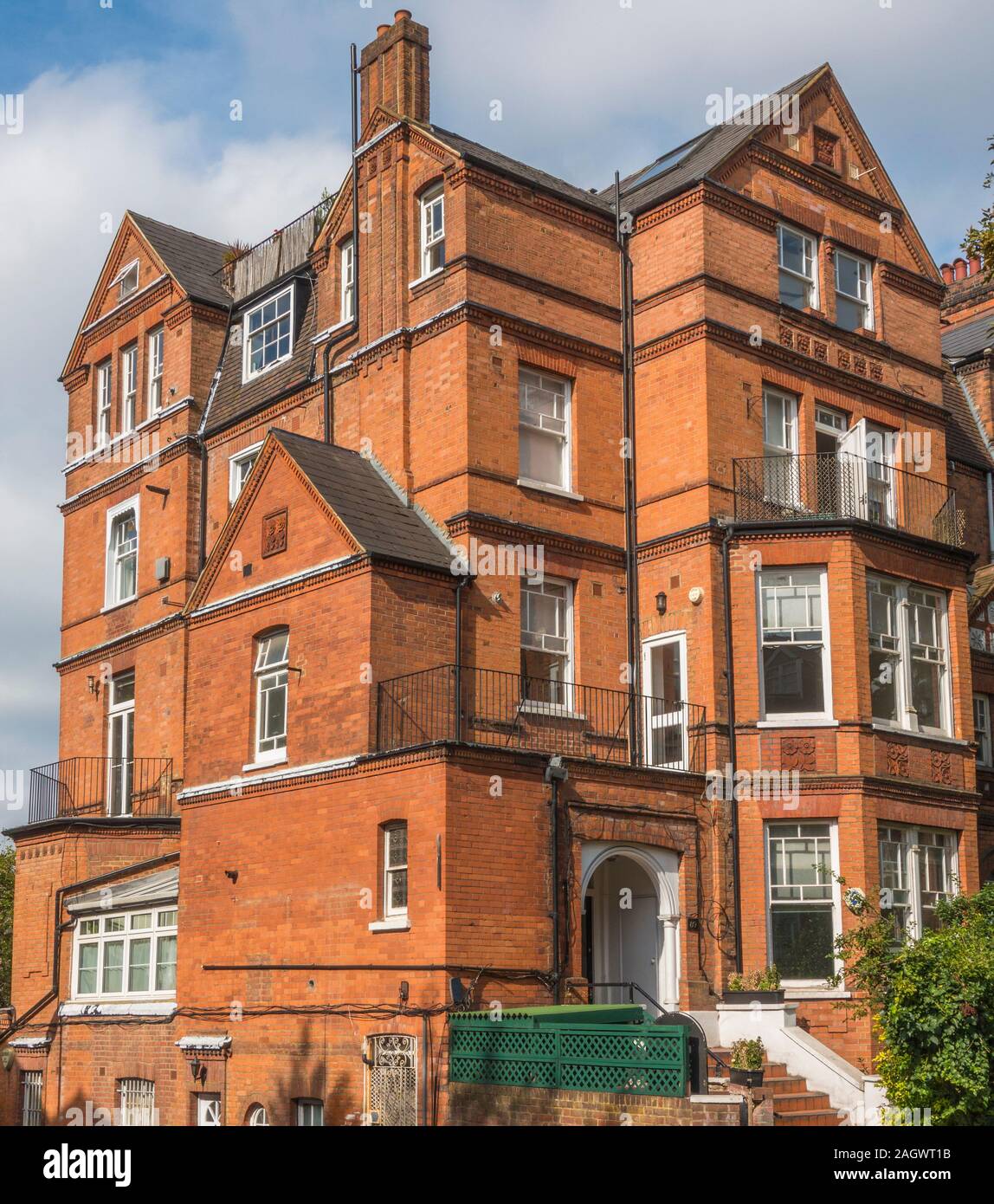 A multistorey, imposing, red brick period property, in Fitzjohn’s ...