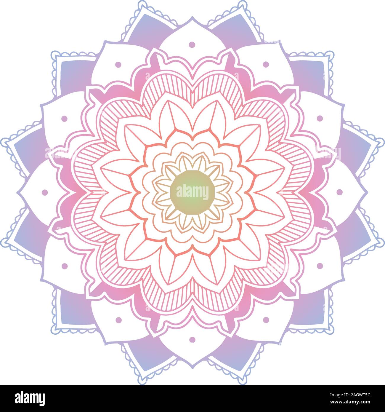 Mandala patterns on white background illustration Stock Vector Image ...