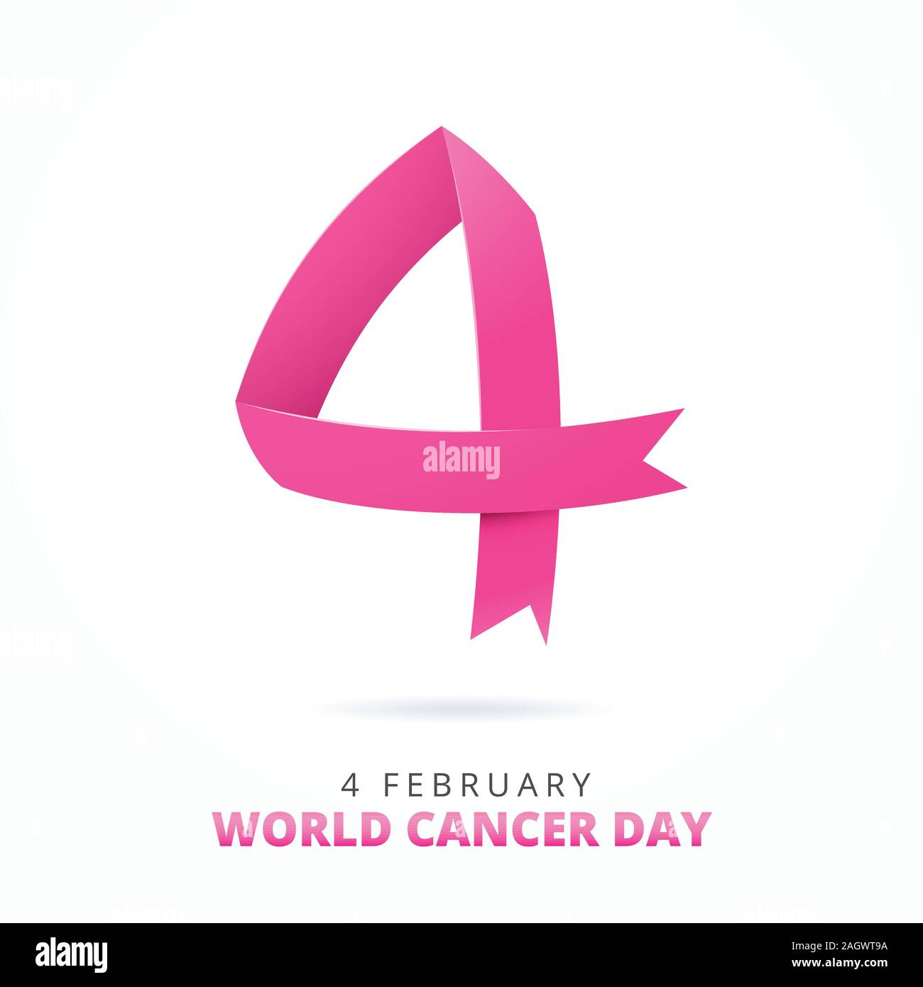 World Cancer Day - 4 February. Vector Illustration Stock Vector Image ...