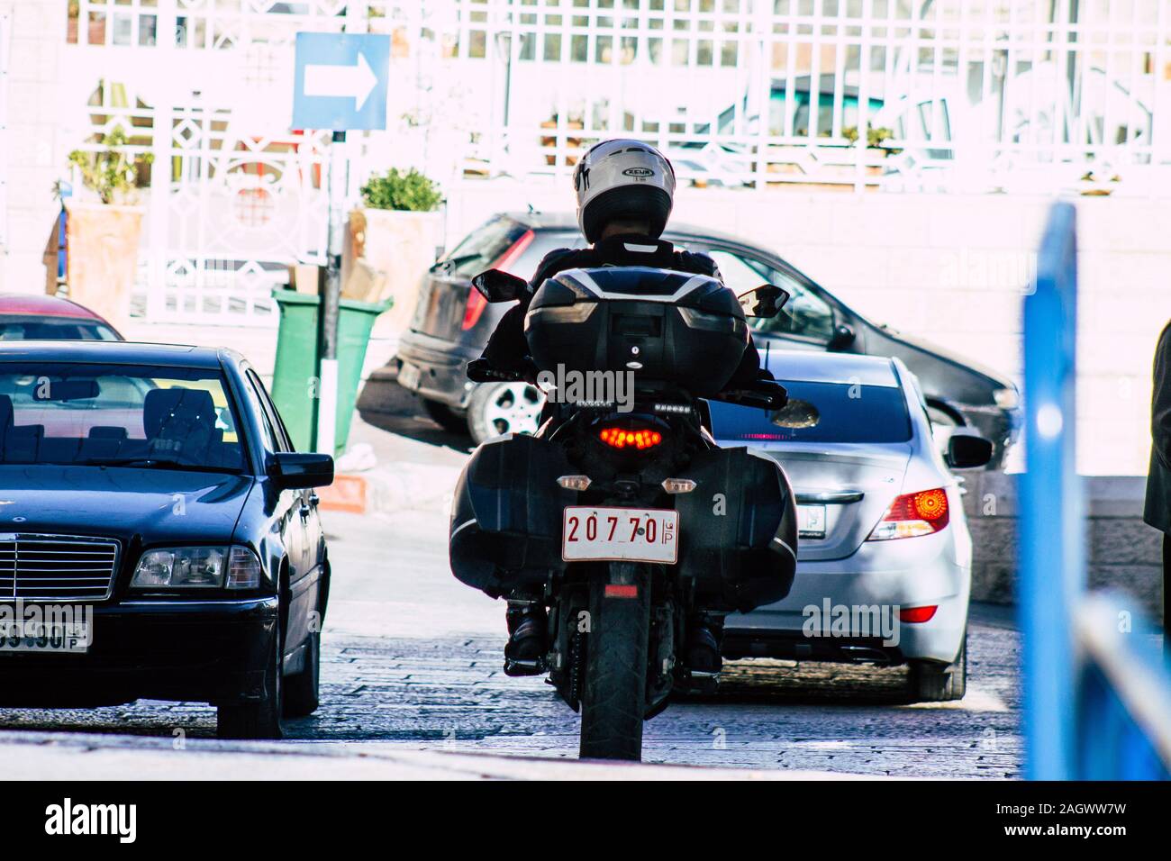 Palestinian Territory Bethlehem December 16, 2019 View of a Palestinian ...