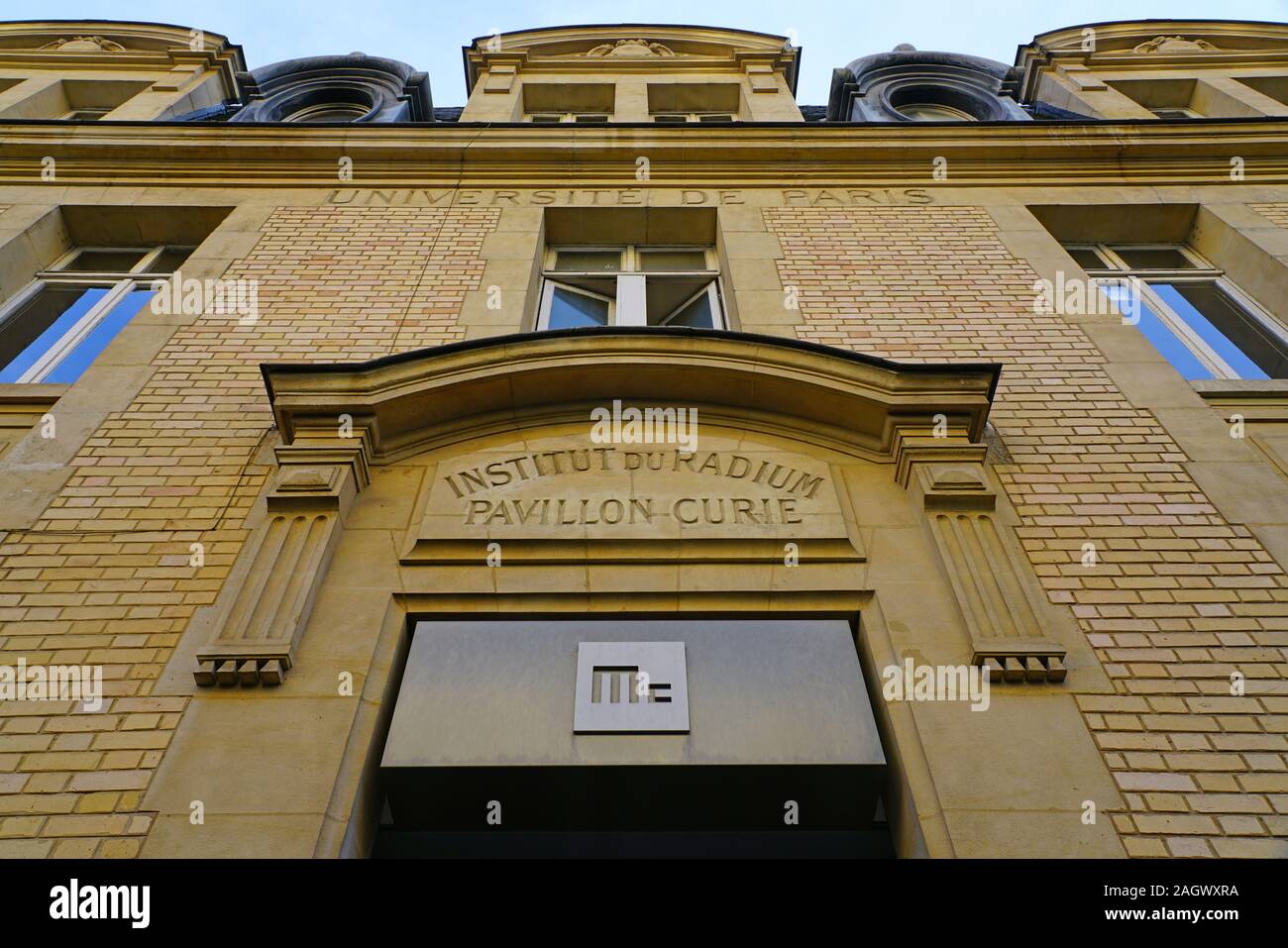 PARIS, FRANCE -18 DEC 2019- View of the Musee Marie Curie museum in the ...