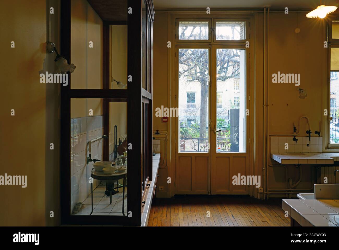 PARIS, FRANCE -18 DEC 2019- View of the Musee Marie Curie museum in the ...