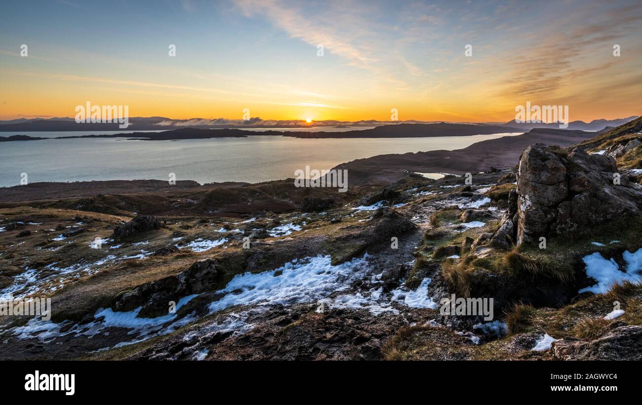 Sunrise at Storr, Isle of Skye, Scotland Stock Photo - Alamy