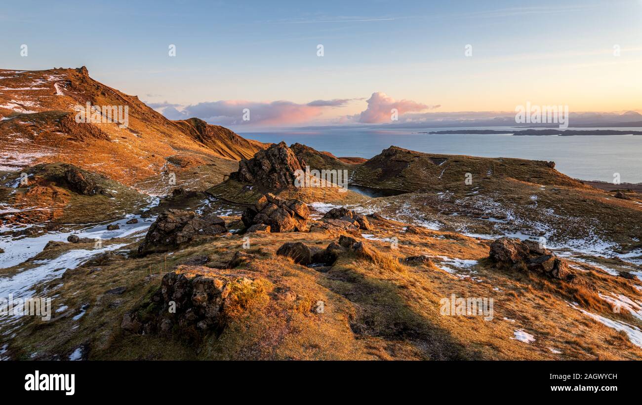Sunrise at Storr, Isle of Skye, Scotland Stock Photo - Alamy