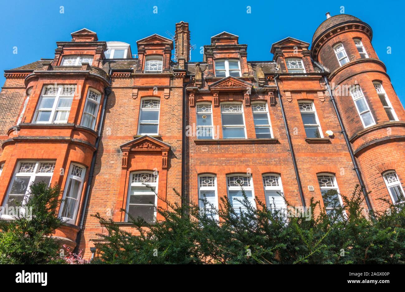 No 27 Well Walk. Elegant, brick built, mansion house, occupied by ...