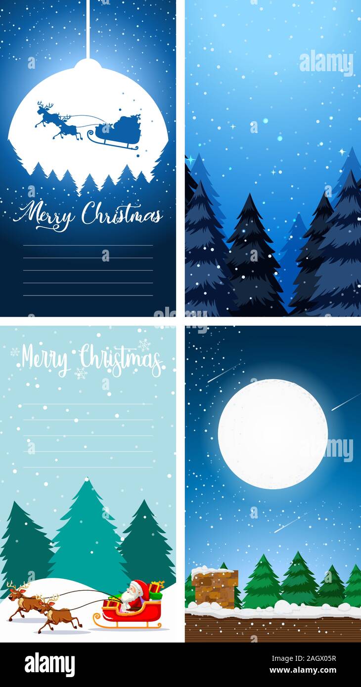 Background templates with christmas theme illustration Stock Vector ...