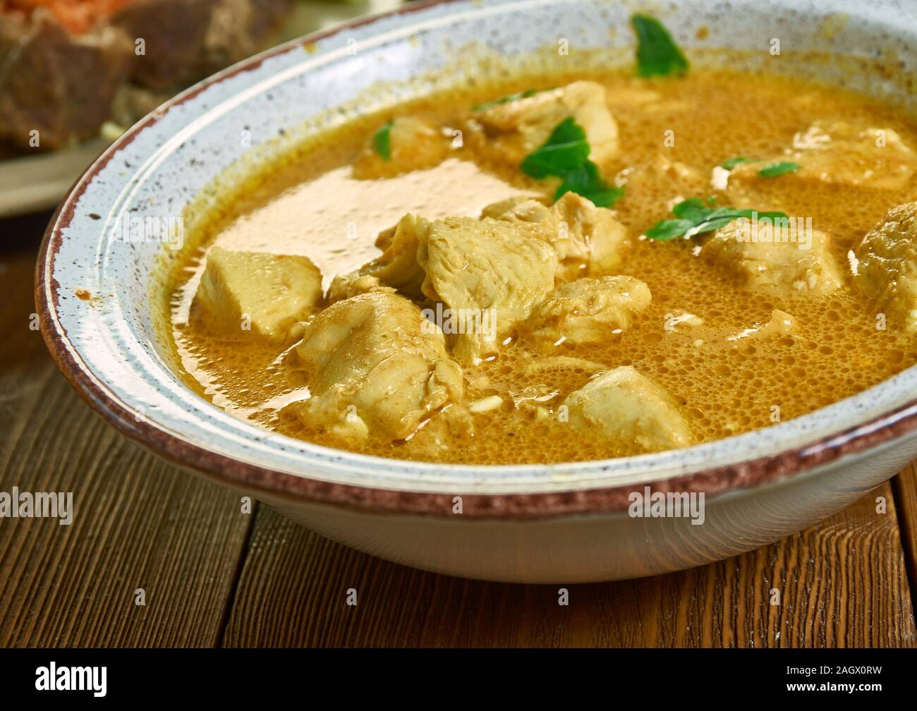 Groundnut Stew, Ghanaian cuisine, Traditional assorted African dishes ...