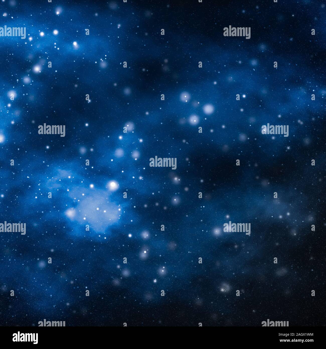 Discovery in astronomy, cosmic abstract and future technology concept ...