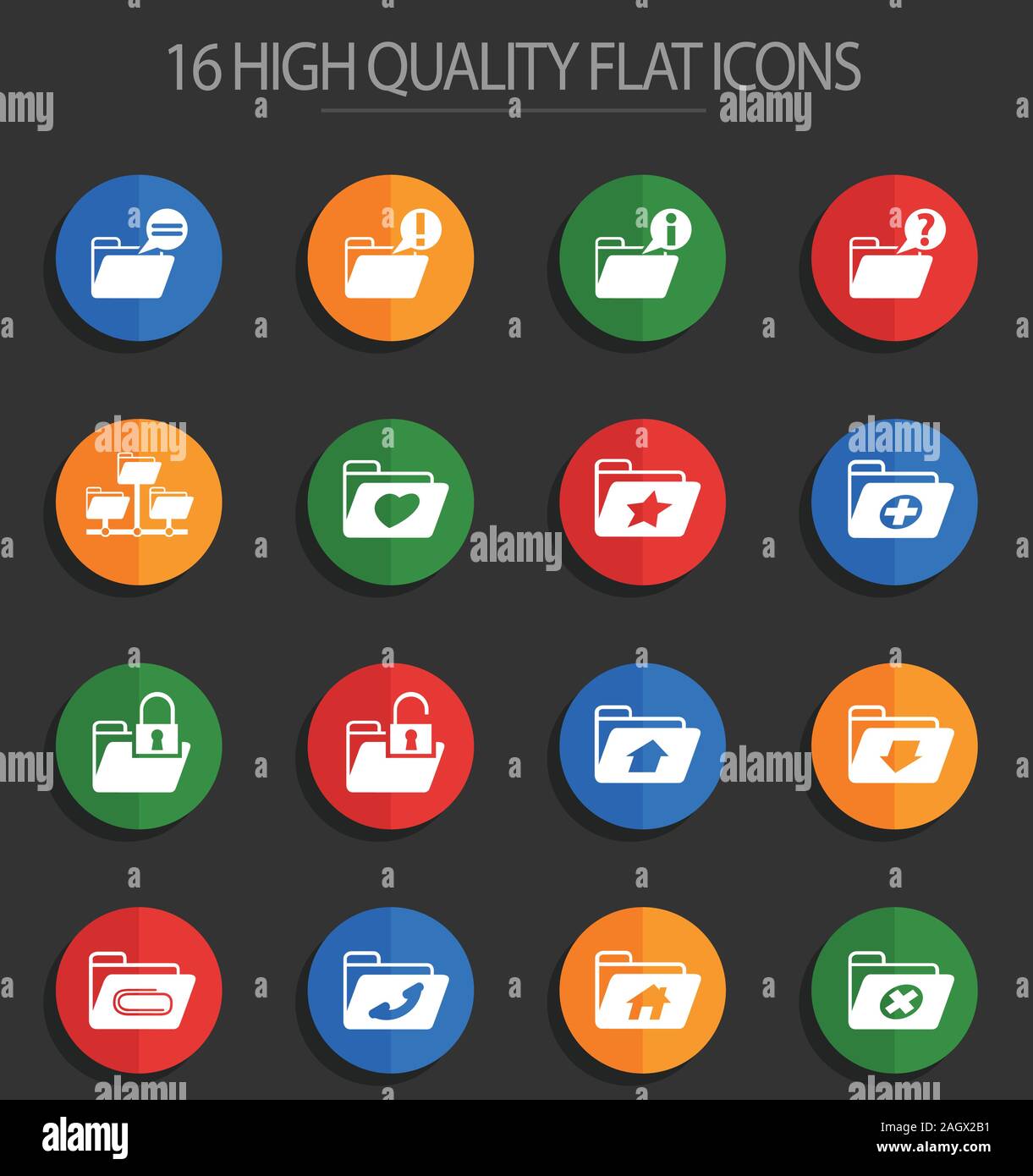 Icons flat phone message Stock Vector Images - Alamy