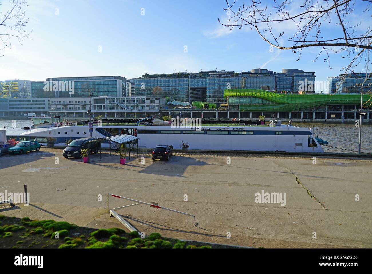 PARIS, FRANCE -18 DEC 2019- View of the Les Docks Cite de la Mode et du ...