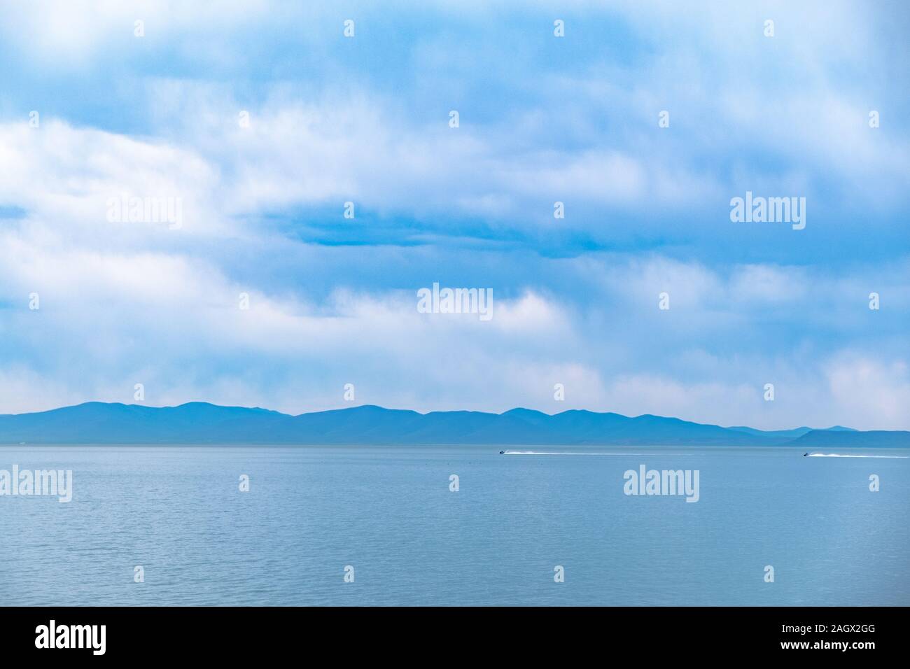Ship on the roadstead in the Amur Bay Stock Photo - Alamy