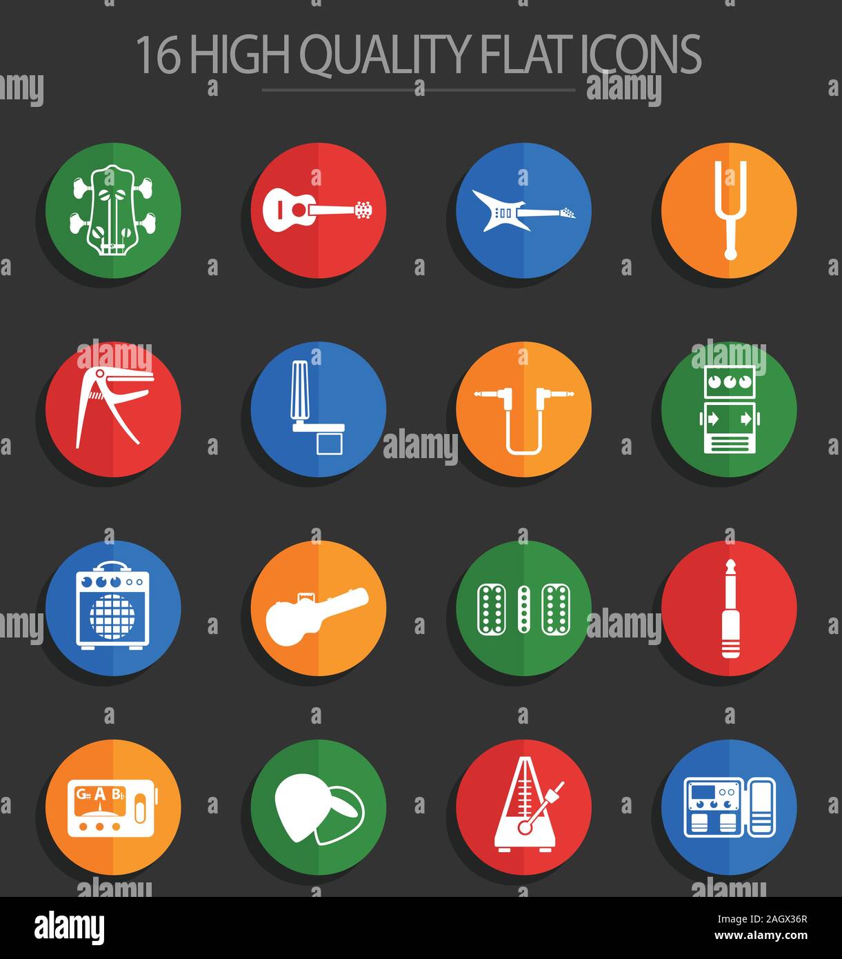 Pedal guitar Stock Vector Images - Alamy