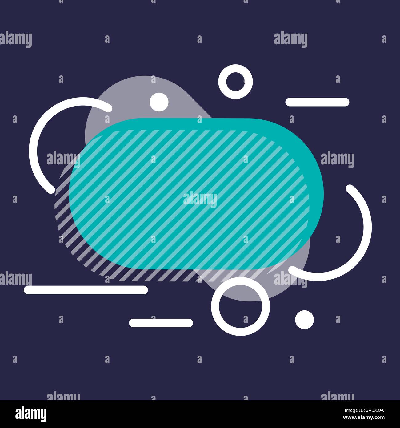 color dynamic geometric form abstract banner badge modern graphic ...