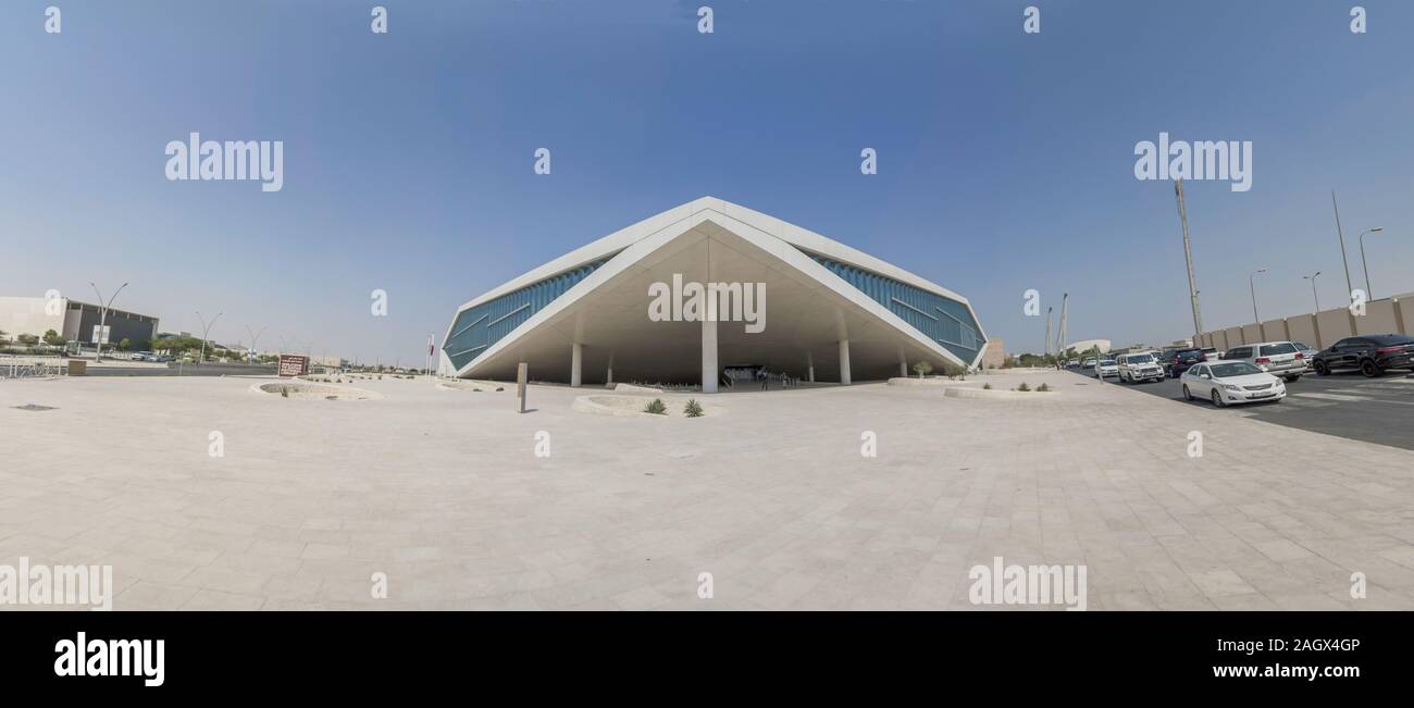 One of the first public libraries in the Persian Gulf region, the Qatar ...