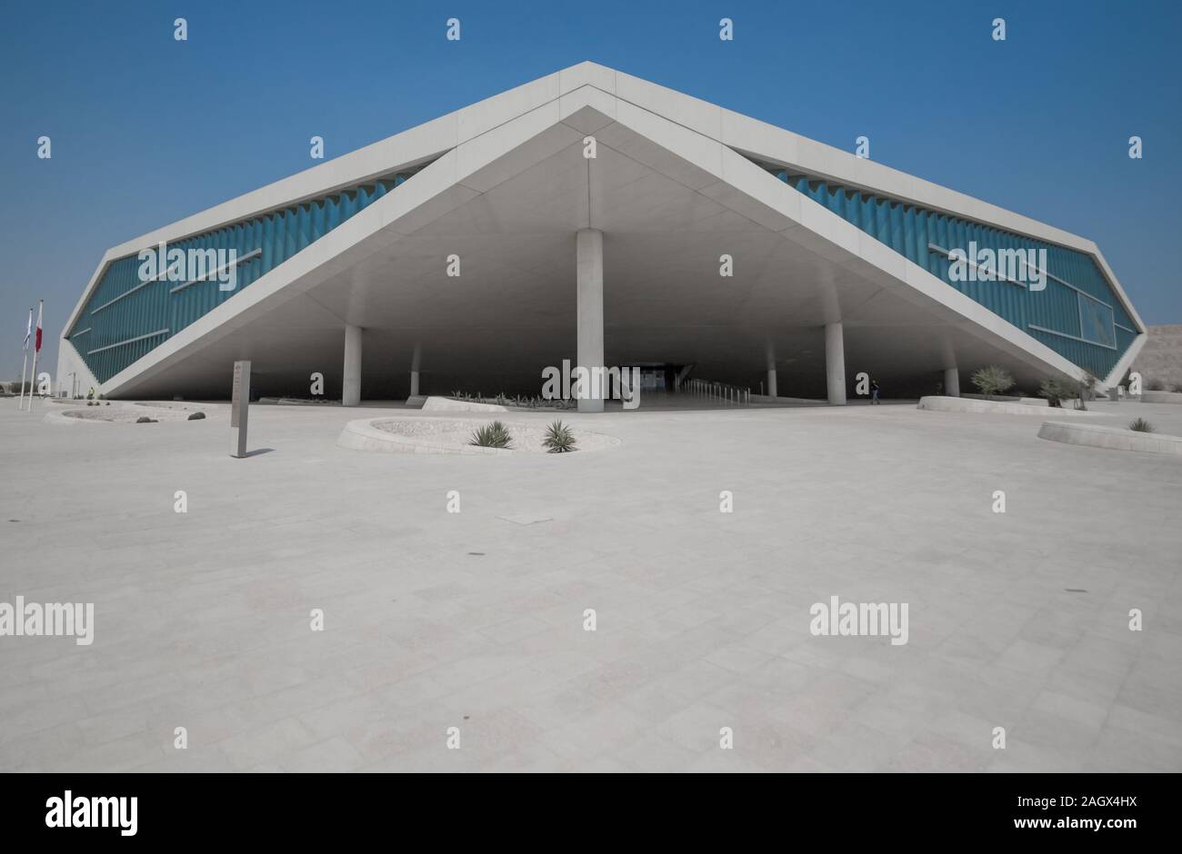 One of the first public libraries in the Persian Gulf region, the Qatar ...