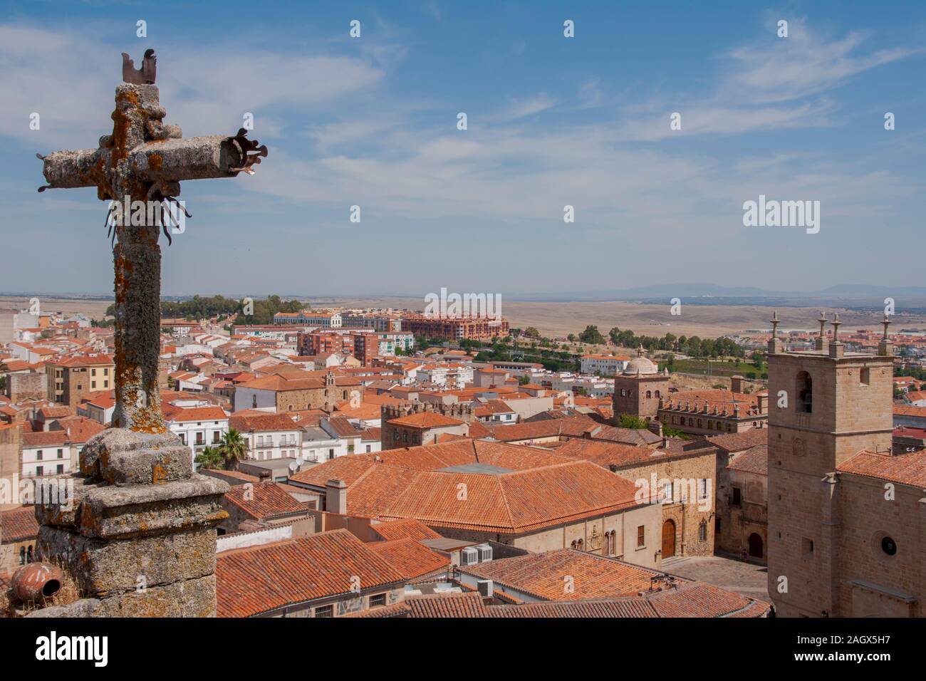 historic and old town of Caceres, Spain Stock Photo - Alamy