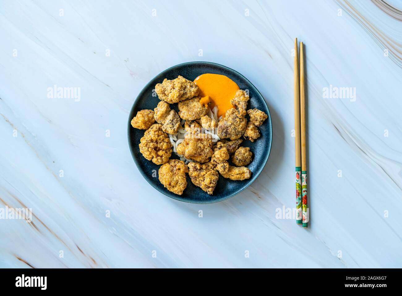 Karaage Japanese Styled Fried Chicken with Sauce / Karaagedon ...