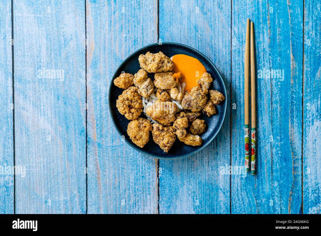 Karaage Japanese Styled Fried Chicken with Sauce / Karaagedon ...