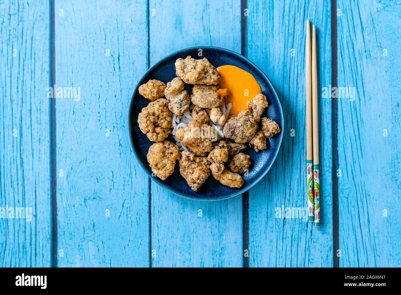 Karaage Japanese Styled Fried Chicken with Sauce / Karaagedon ...