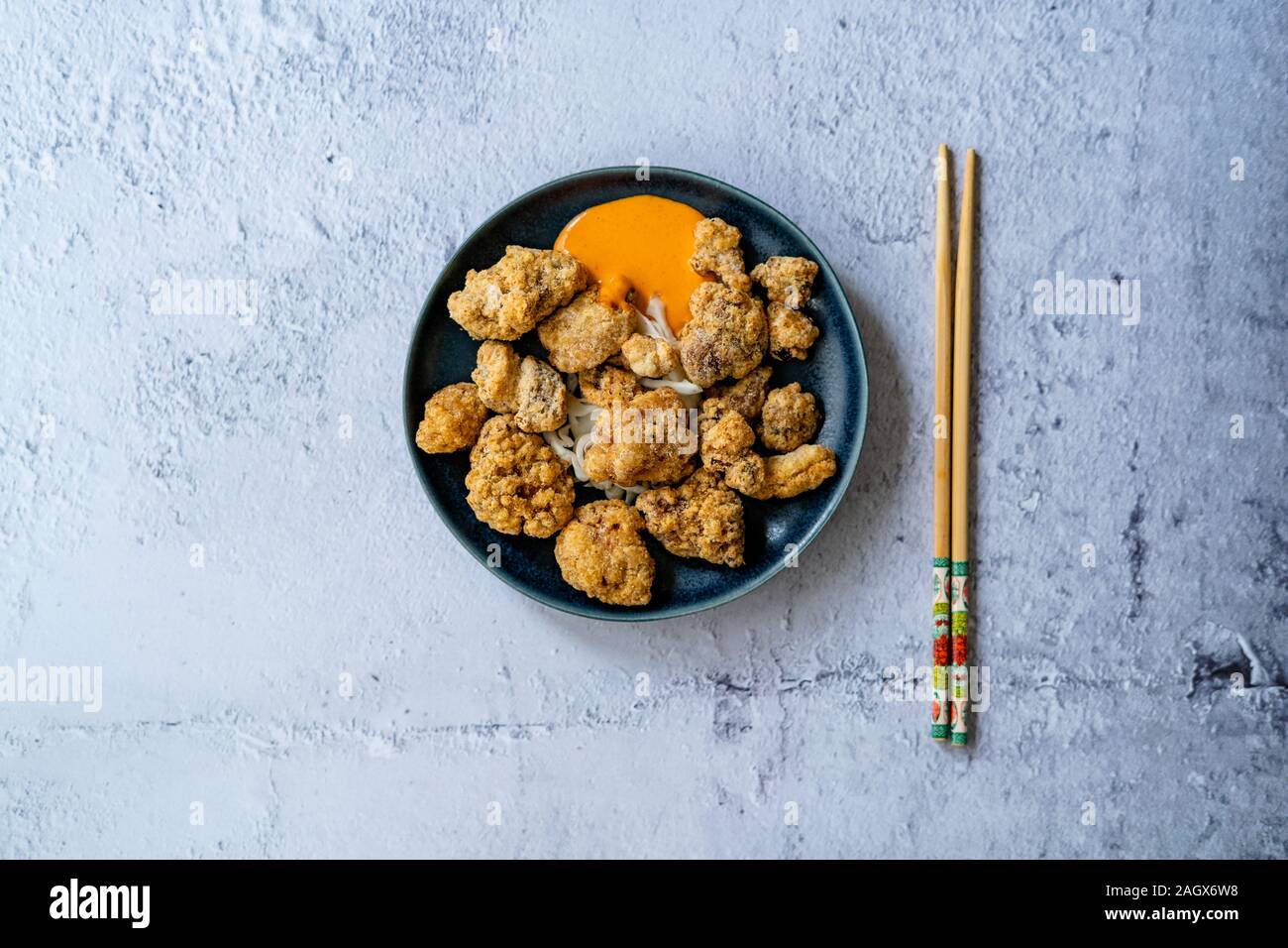 Karaage Japanese Styled Fried Chicken with Sauce / Karaagedon ...