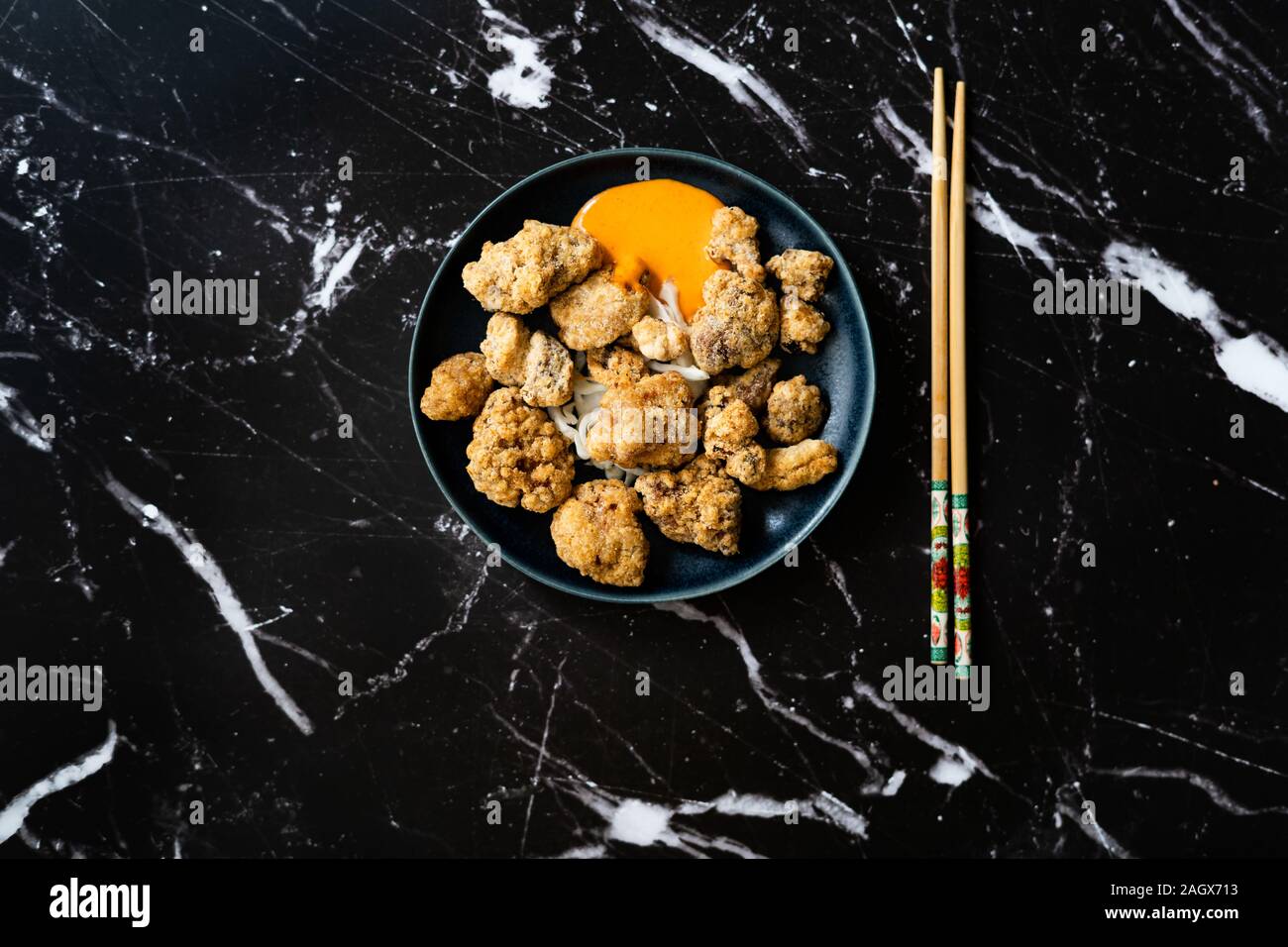 Karaage Japanese Styled Fried Chicken with Sauce / Karaagedon ...