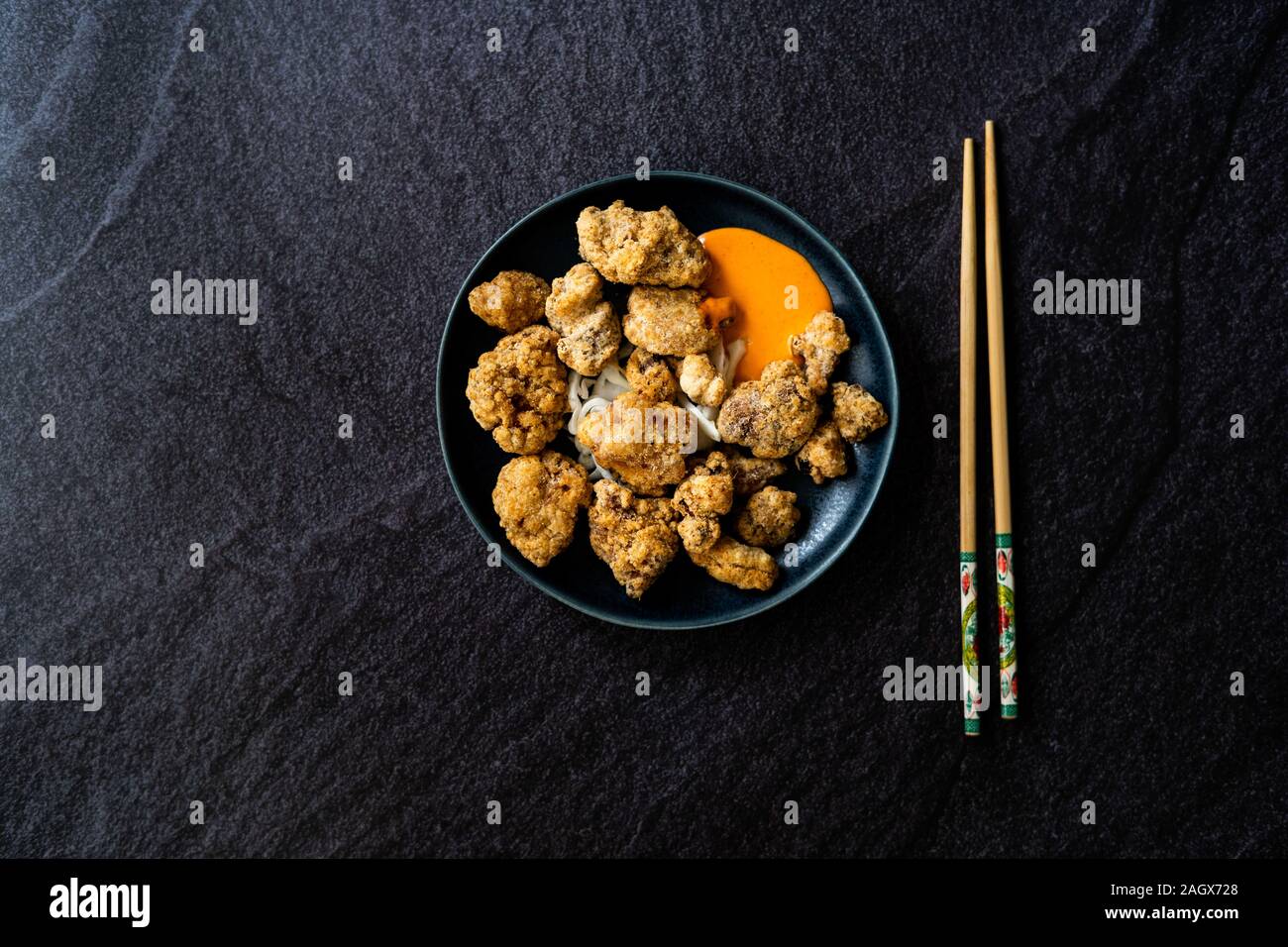 Karaage Japanese Styled Fried Chicken with Sauce / Karaagedon ...