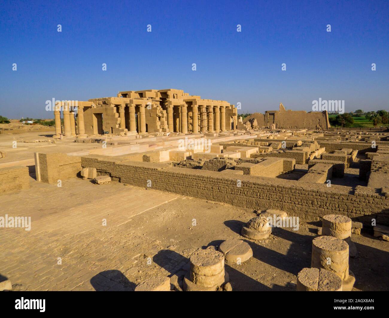 Ramesseum Temple, Luxor, Egypt Stock Photo - Alamy