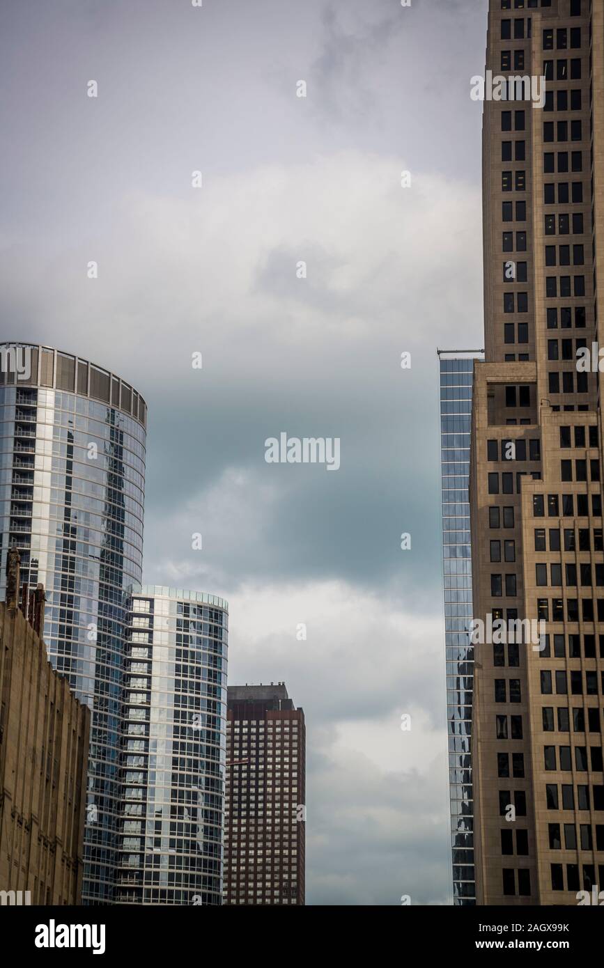 Chicago high-rise architecture, Chicago, Illinois, USA Stock Photo - Alamy
