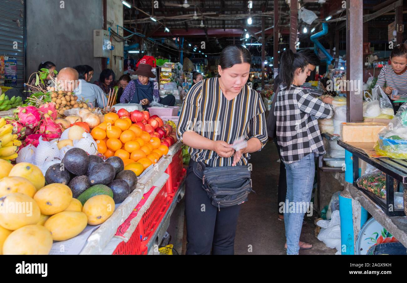 Cambodian fruit market hi-res stock photography and images - Alamy