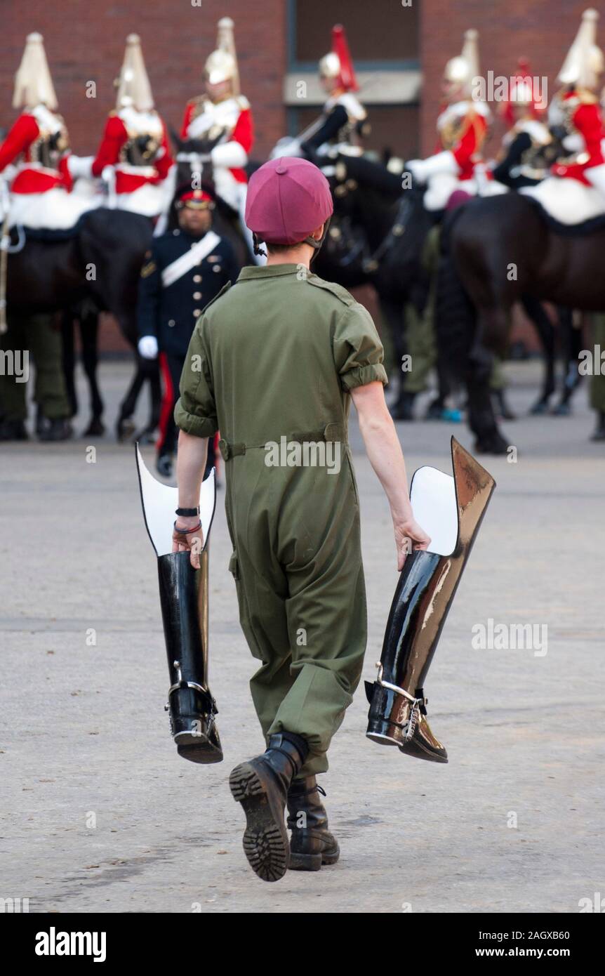 Mounted lifeguard ceremonial uniform horse hi-res stock photography and ...