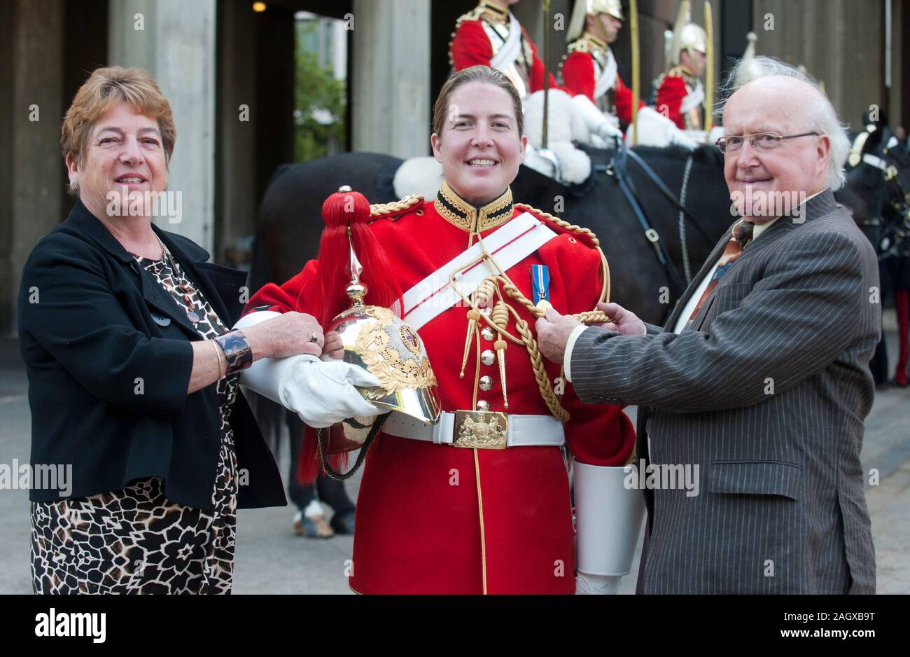 Mounted lifeguard ceremonial uniform horse hi-res stock photography and ...