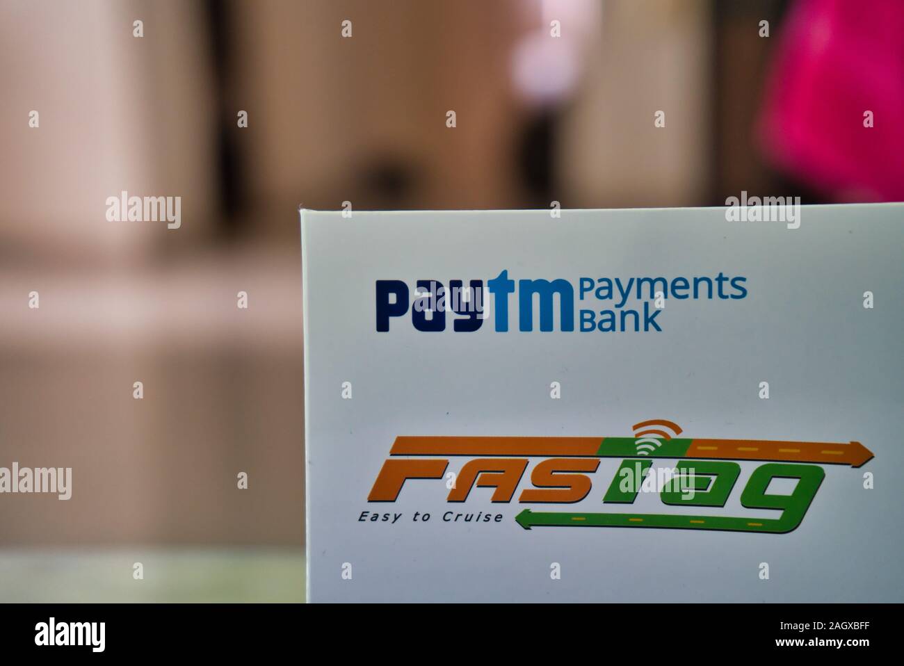 Fast Tag provided by PayTM pament bank Stock Photo - Alamy