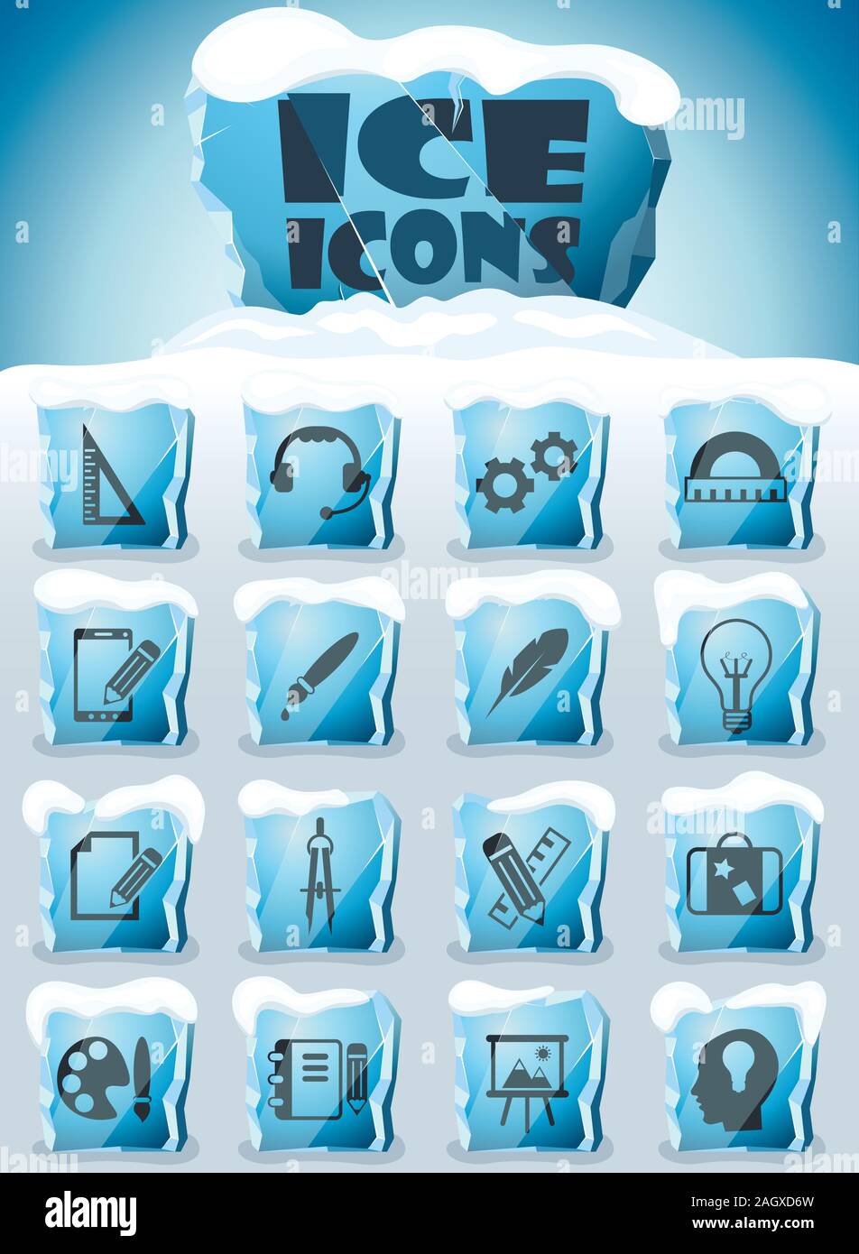 creative process icon set Stock Vector Image & Art - Alamy