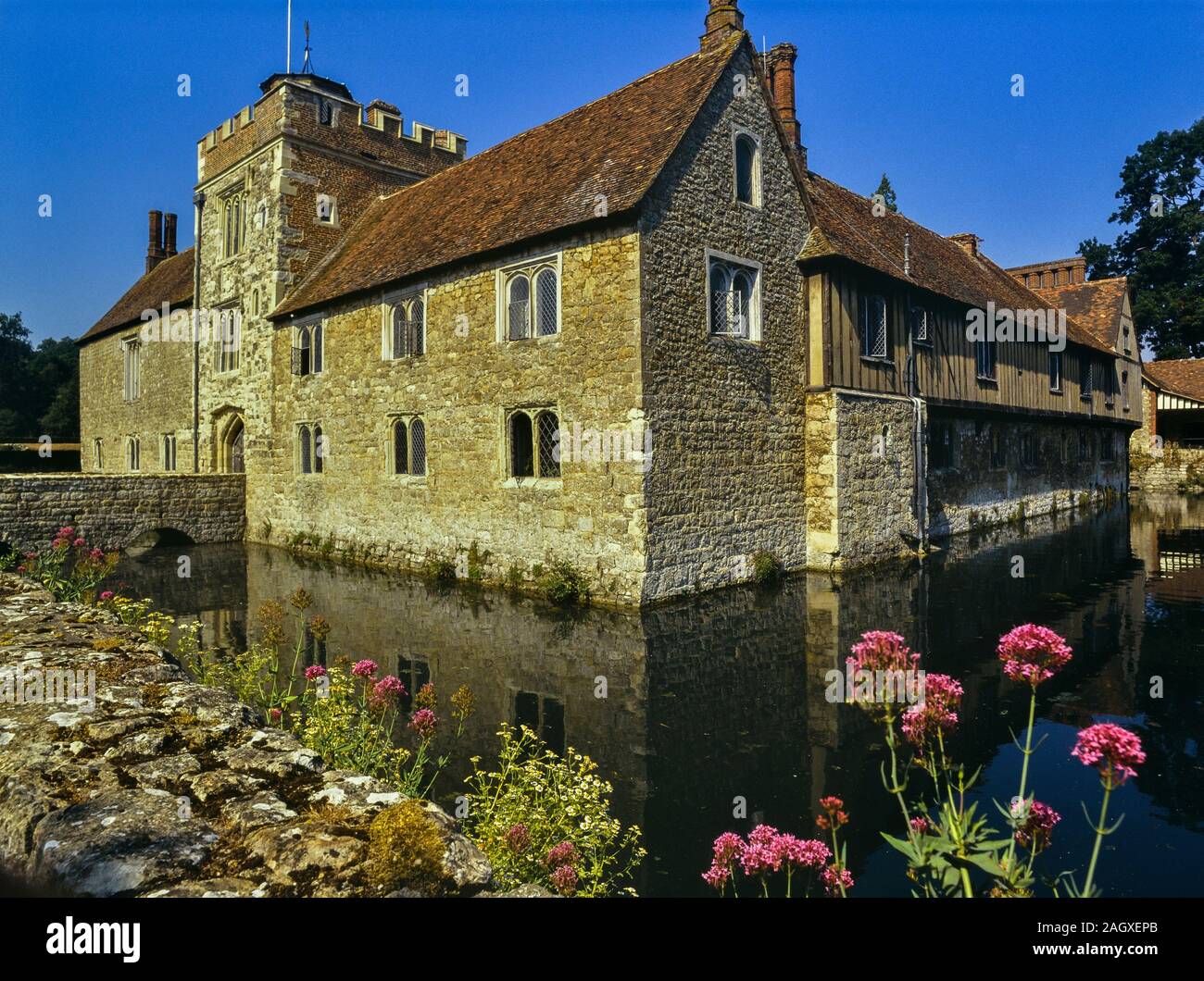 Ightham Mote. Medieval manor house, Ightham, Kent, England Stock Photo ...