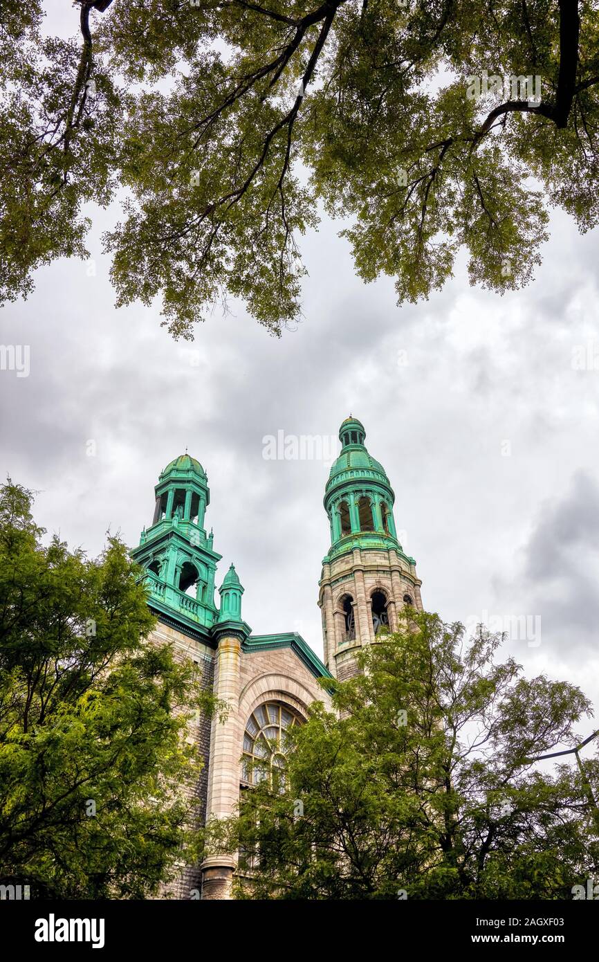 The dome and tower of a Catholic Christian church built in gothic ... The dome and tower of a Catholic Christian church built in gothic ...