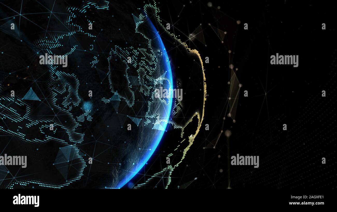 Earth Globe, Technology concept. Elements of this image furnished by ...