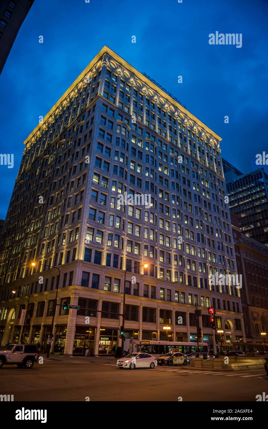 Railway Exchange Building, also known as Santa Fe Building, is a 17 ...