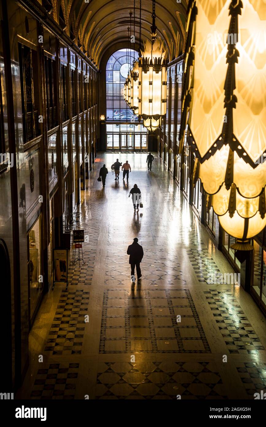 Arcade at the Fisher Building, a landmark skyscraper located at 3011 ...