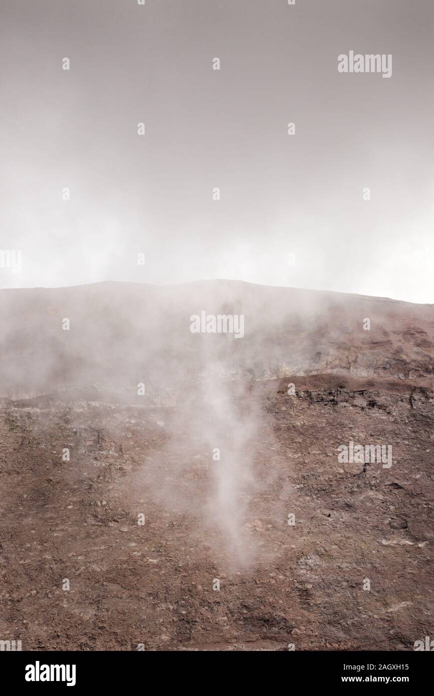 With the volcano vesuvius on the background hi-res stock photography ...