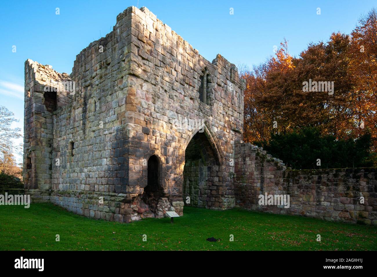 Etal Castle near the Scottish Border Stock Photo - Alamy