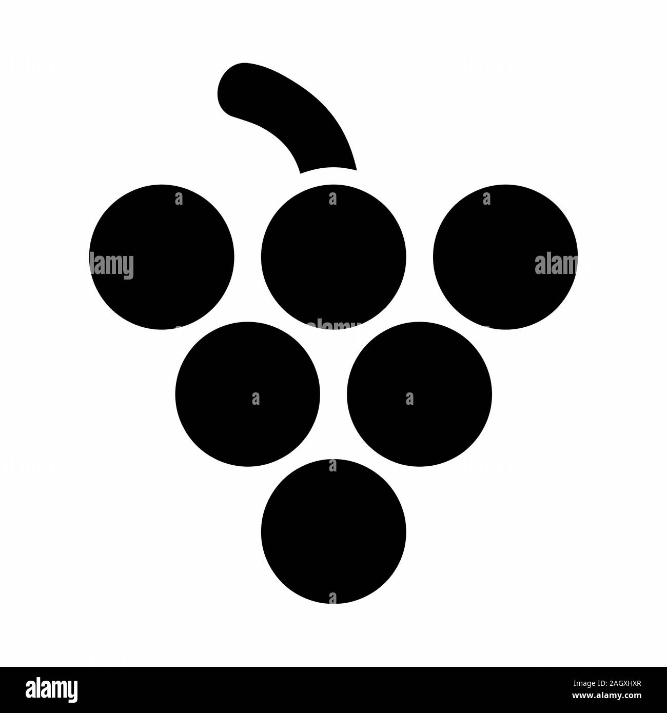 Grapes icon illustration Stock Vector Image & Art - Alamy