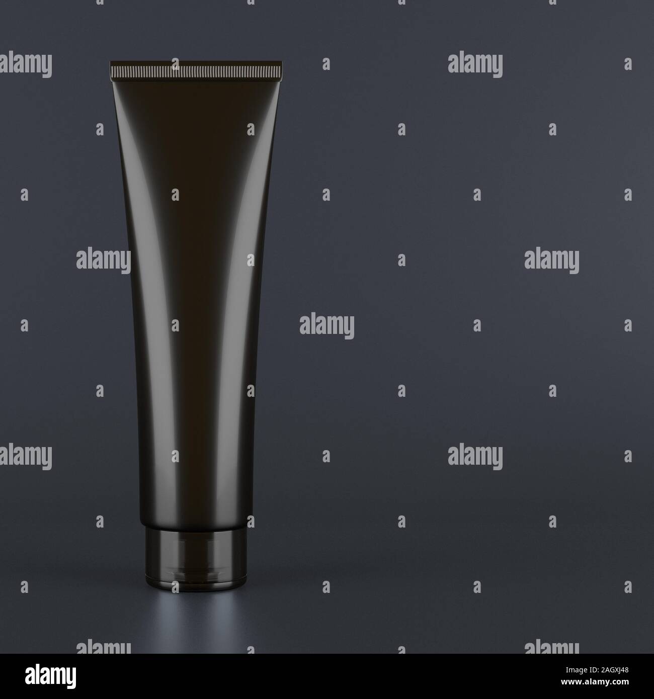 Black tube mock up Stock Photo - Alamy