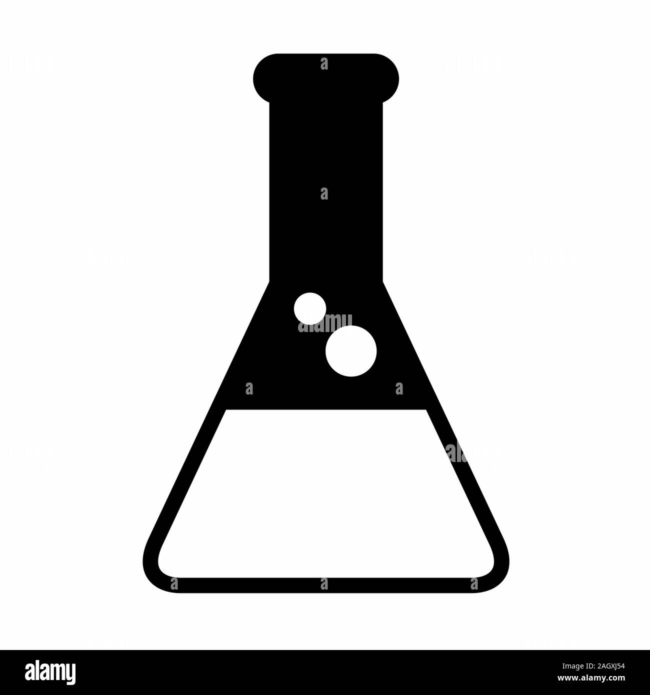 Lab flask icon Stock Vector Image & Art - Alamy