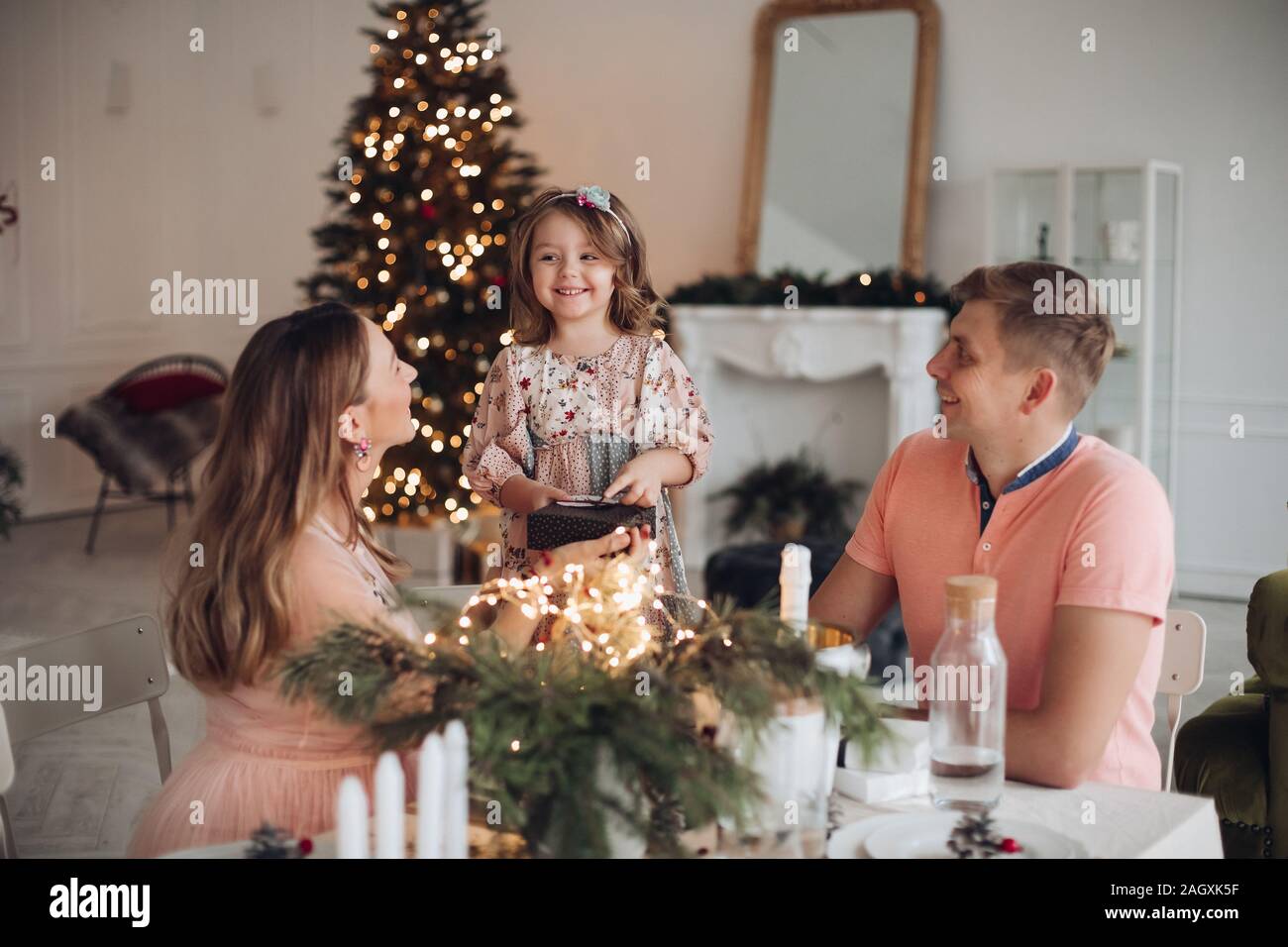 Child getting excited hi-res stock photography and images - Alamy