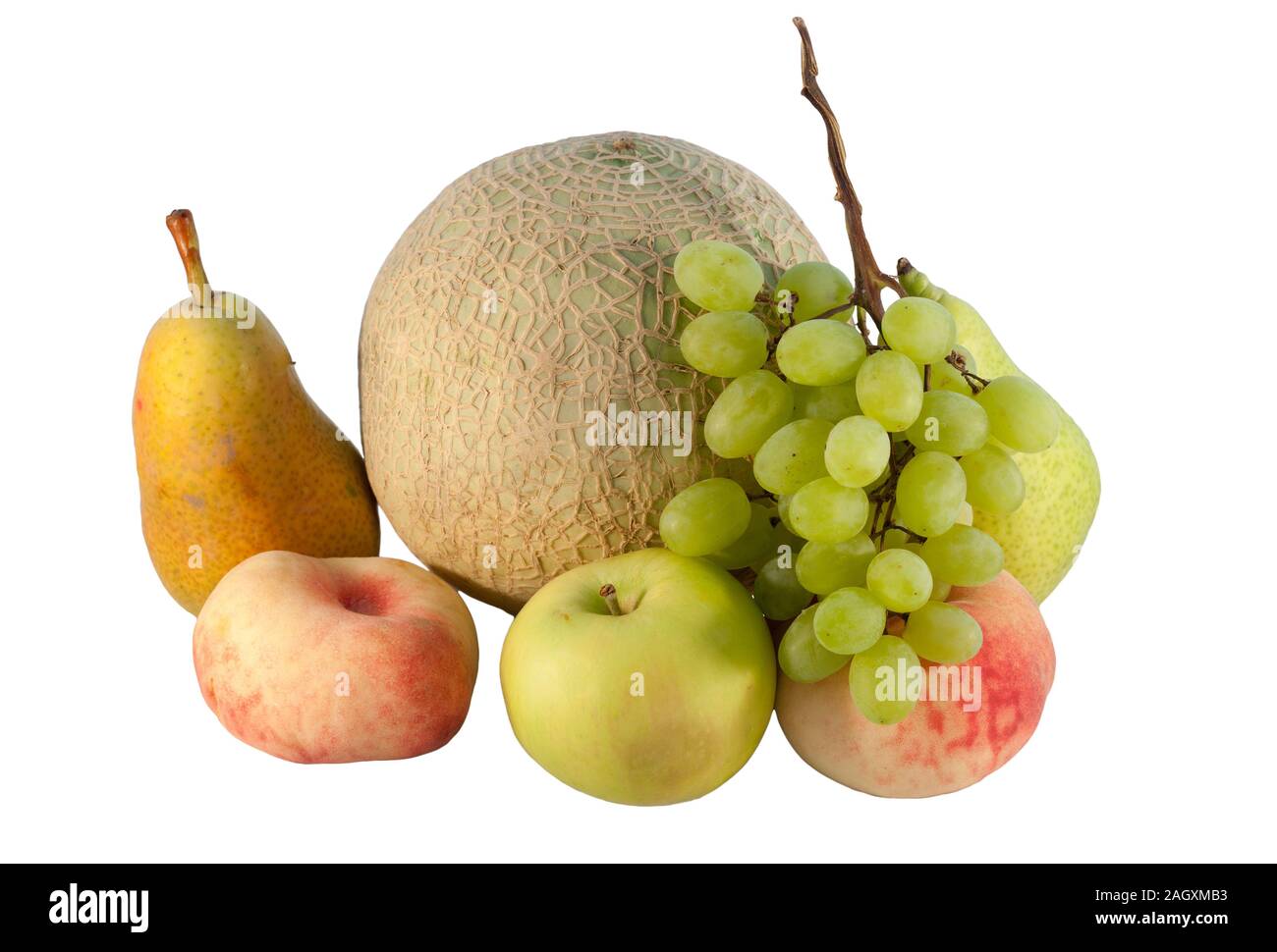 Grapes Peach And Melon High Resolution Stock Photography and Images - Alamy