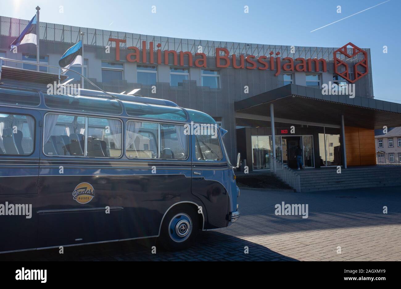 Bus transport tallinn estonia europe hi-res stock photography and ...