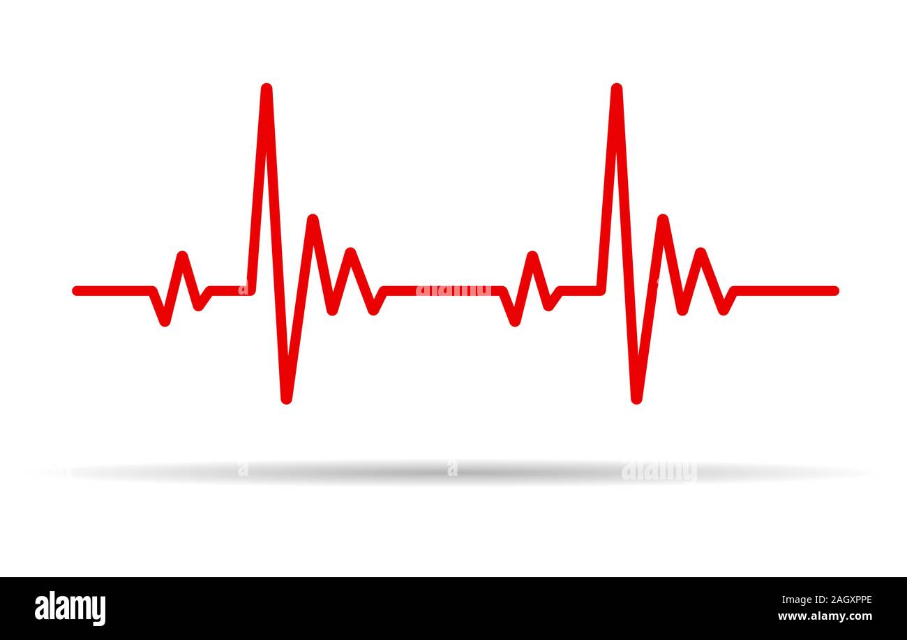 Heart pulse line Stock Vector Image & Art - Alamy