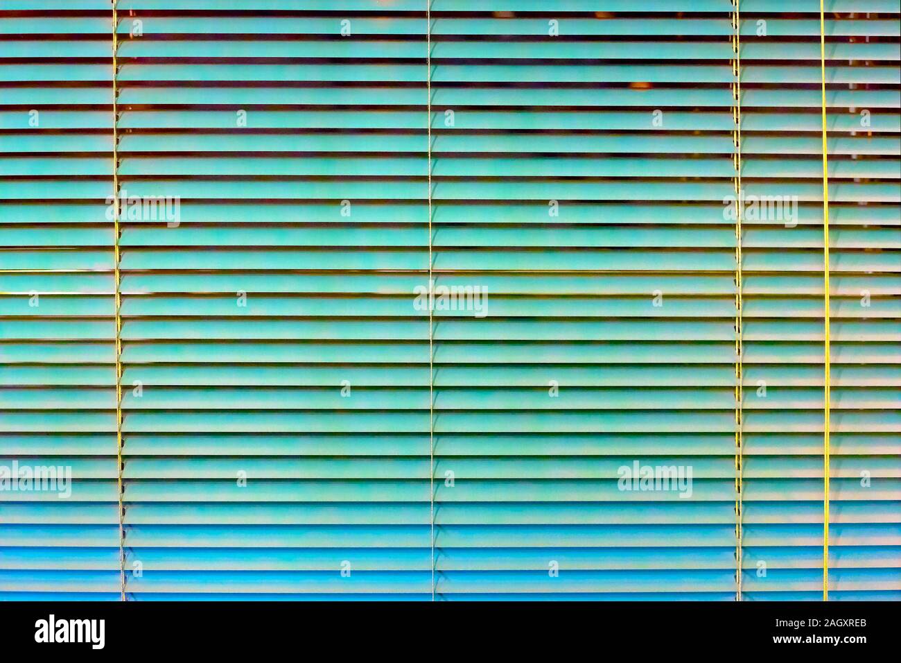 Turquoise bright window blinds. Background texture gradient Stock Photo ...