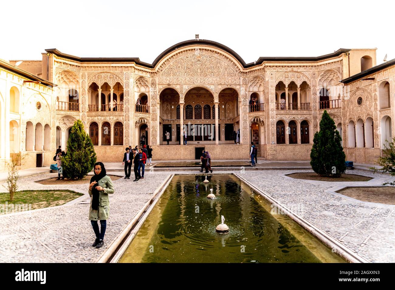 Historical house in Kashan Iran Stock Photo - Alamy