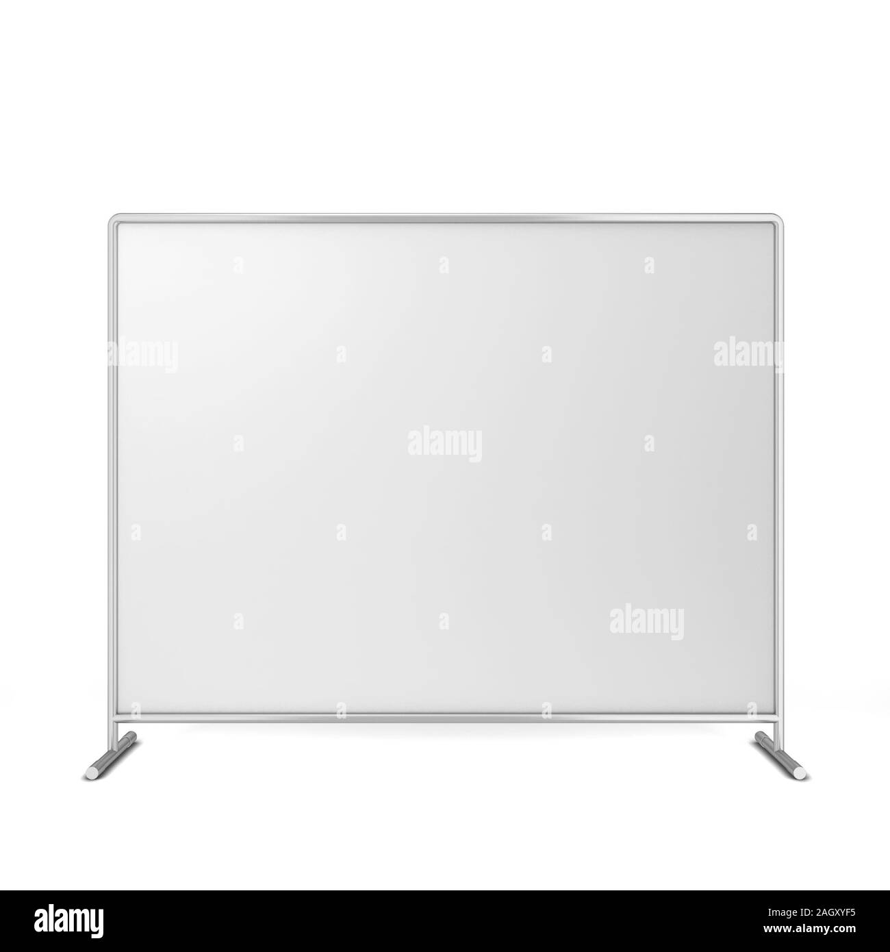 Blank press wall. 3d illustration isolated on white background Stock ...